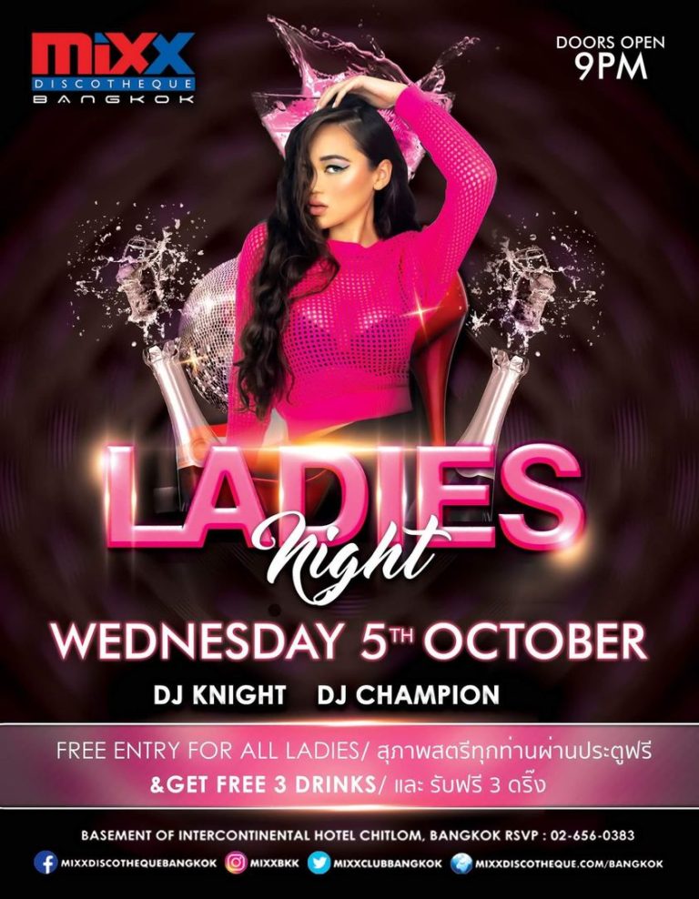 LADIES NIGHT @ MIXX BANGKOK - Chrome Crumpet