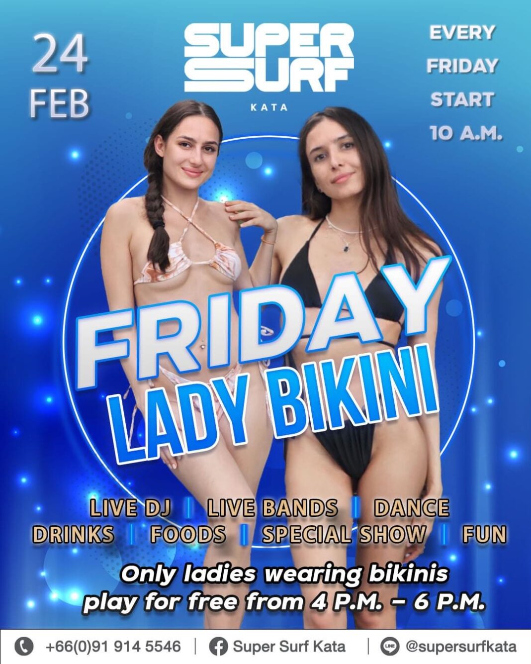 BIKINI PARTY @ SUPER SURF - Chrome Crumpet